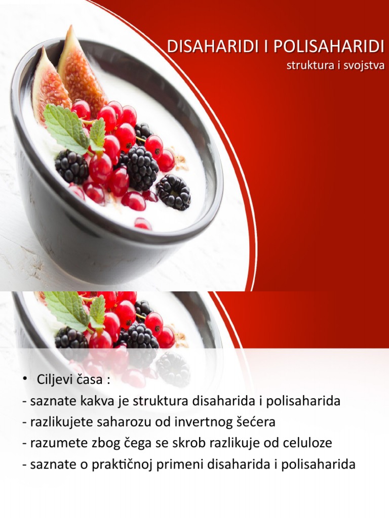 Disaharidi I Polisaharidi | PDF