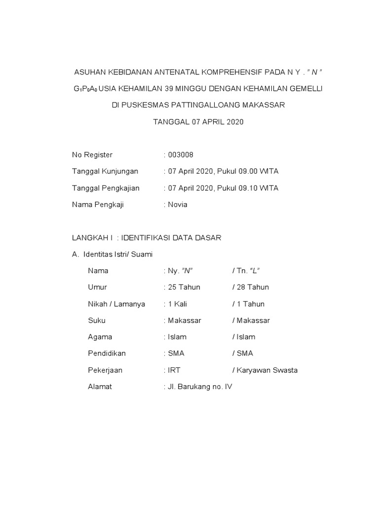 Askeb Anc Gemelli - Novia | PDF