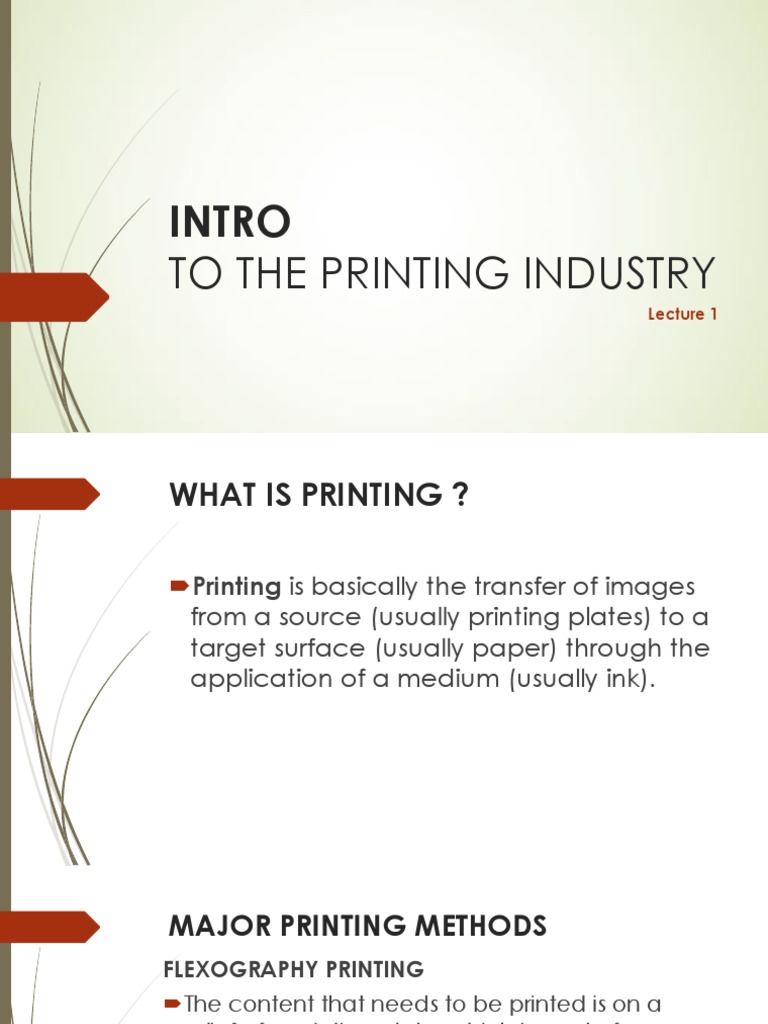 An Introduction to Major Printing Methods: Flexography, Offset Printing ...