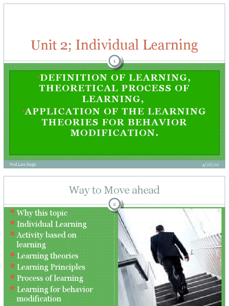 Unit 2 Learning | PDF | Reinforcement | Classical Conditioning