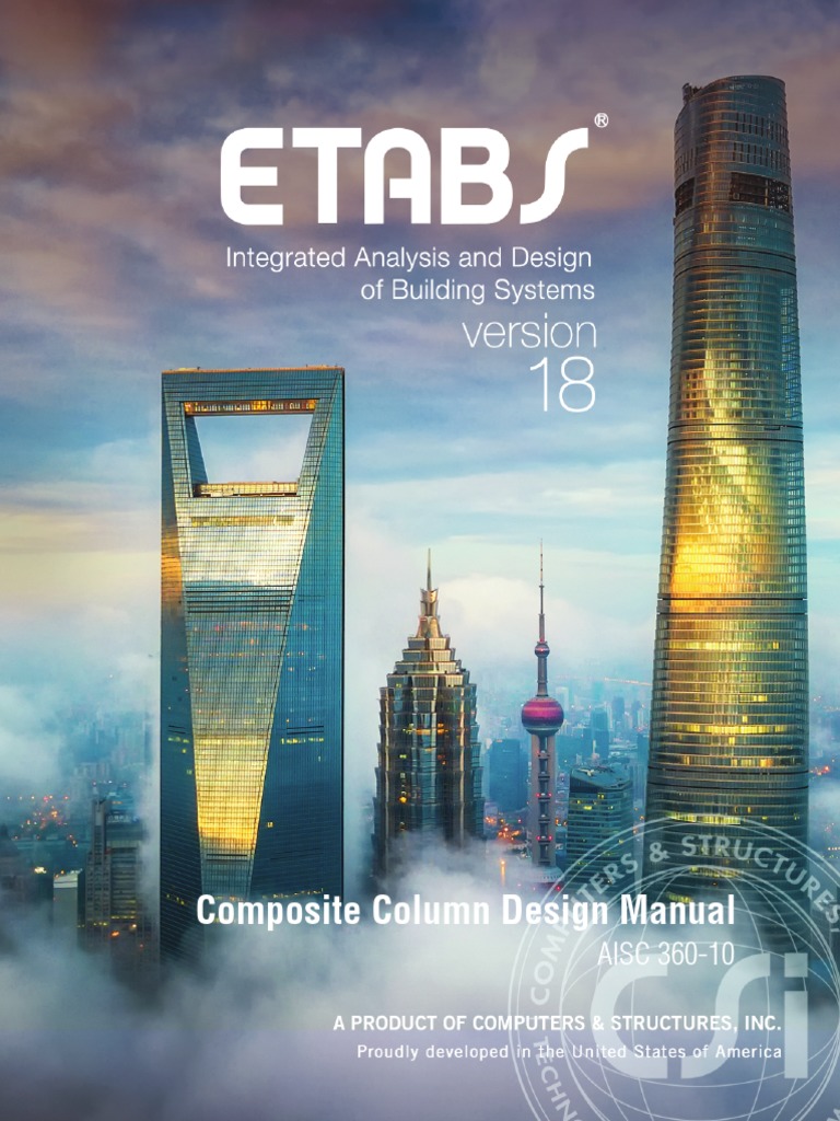 Composite Column Design Manual: AISC 360-10 | PDF | Buckling | Bending