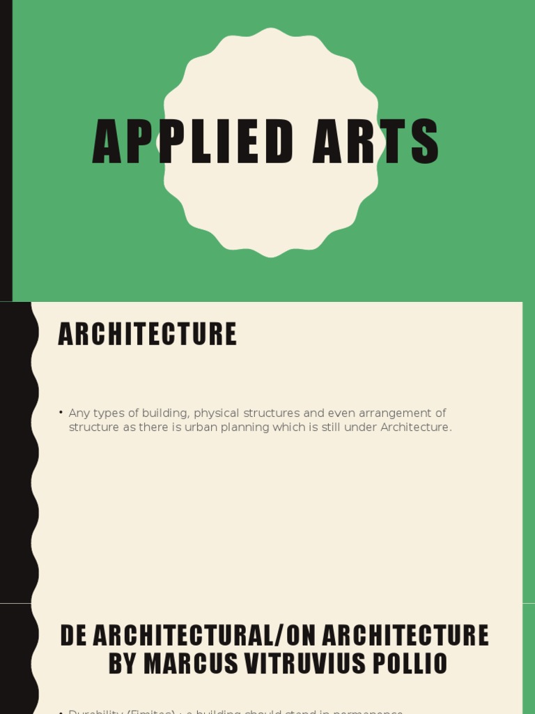 Applied Arts | PDF