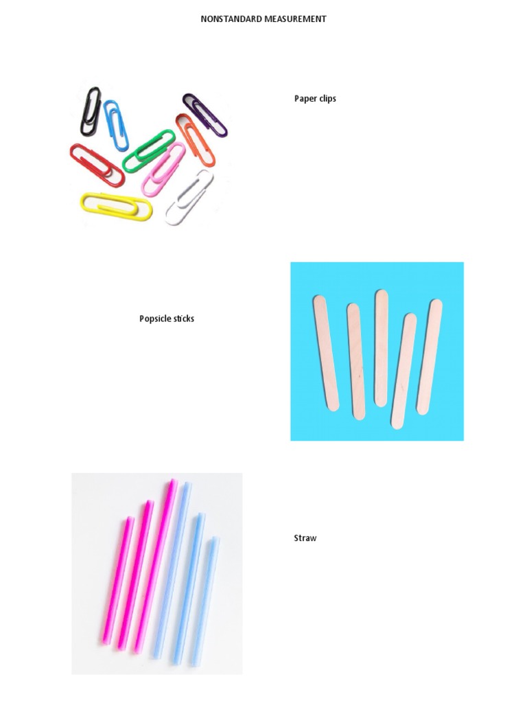 Standard and Nonstandard Measurements | PDF