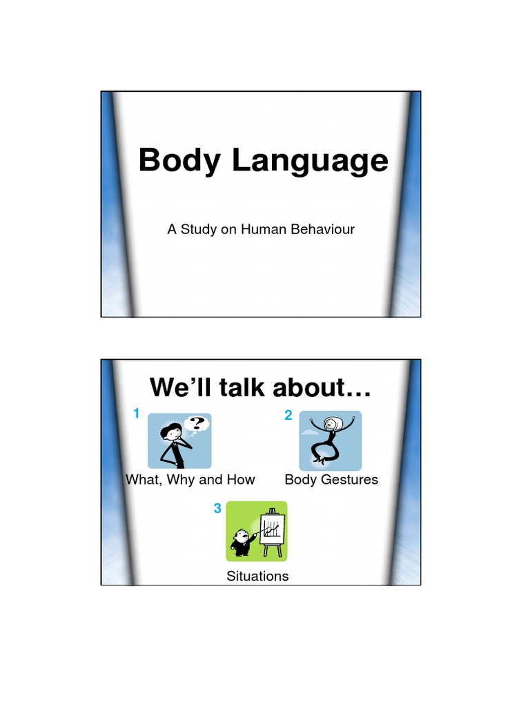 Body Language PDF | Download Free PDF | Body Language | Gesture