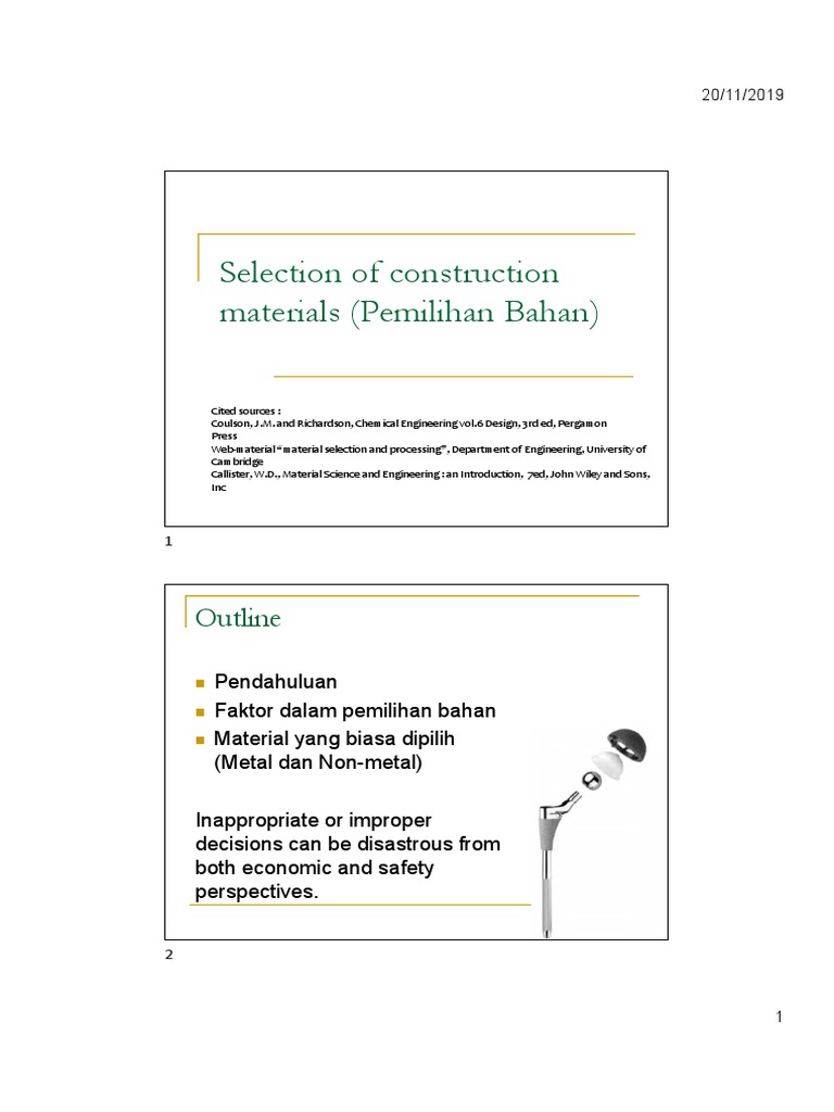 Material Selection PDF | PDF