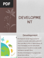 Class 10 Economics Chapter 1 (Development) | PDF