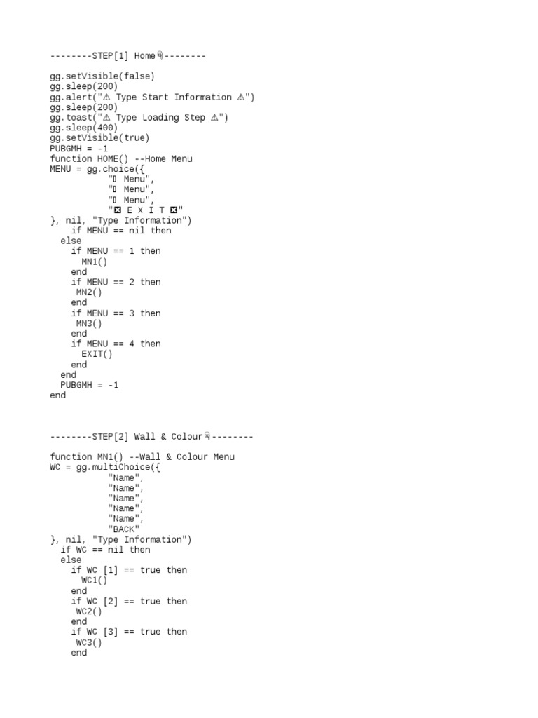 Script Making Tool - Copy - Lua | PDF