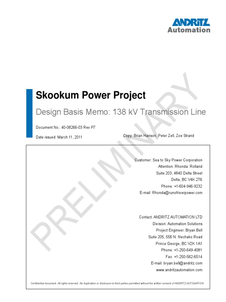Design Basis Transmission Line PDF | PDF | Insulator (Electricity ...
