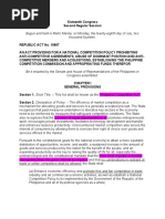 Price Act No. 7581: Price Manipulation Rules | PDF | Social Science