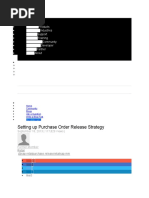 SAP PR Release Strategy Guide | PDF