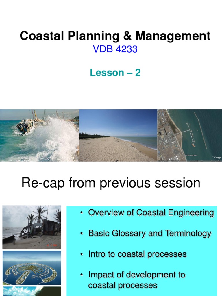 Coastal Planning Management-Lesson2-CoastalFeatures | PDF
