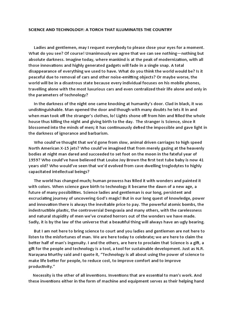 Oration Piece | PDF | Philippines | Agriculture