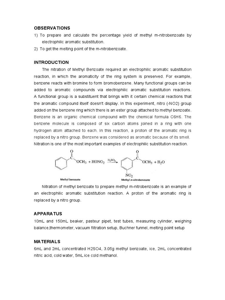 CHM457 Lab 5 PDF | PDF | Aromaticity | Chemical Reactions