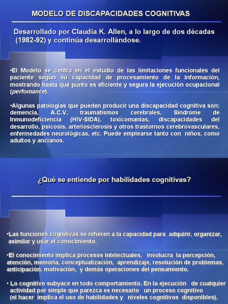 Modelo de Claudia Allen | PDF | Atención | Evaluación