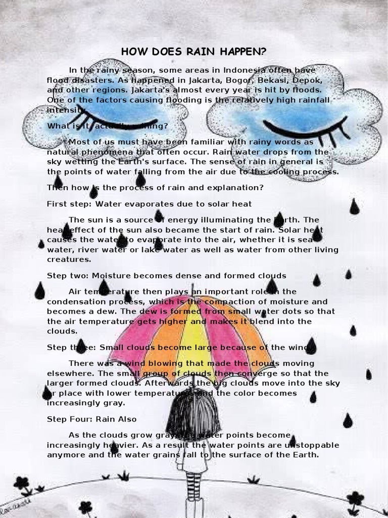 How Does Rain Happen | PDF
