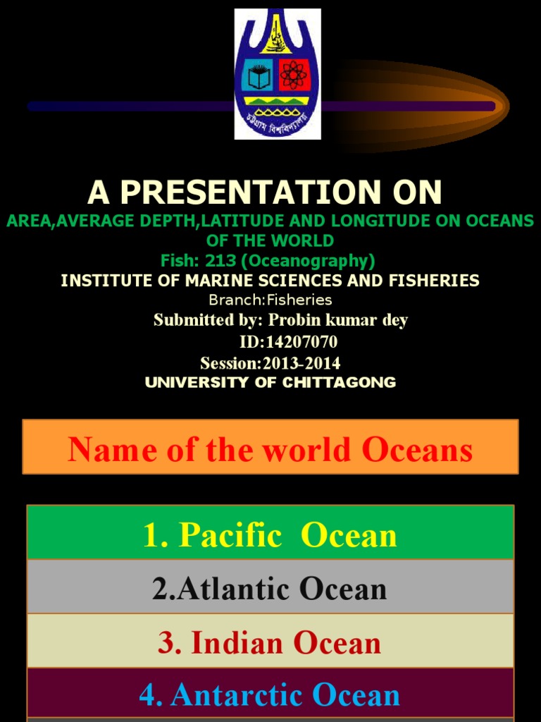 Key Geographic Features of the World's Five Major Oceans: An Overview ...