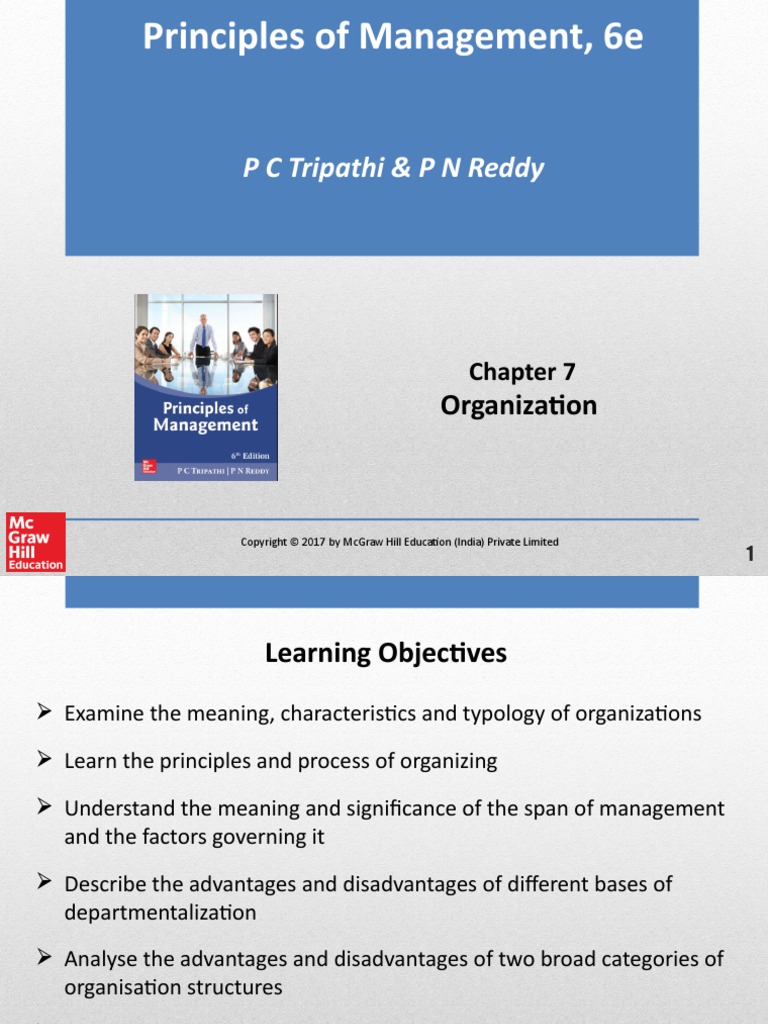 Principles of Management, 6e: P C Tripathi & P N Reddy | PDF ...