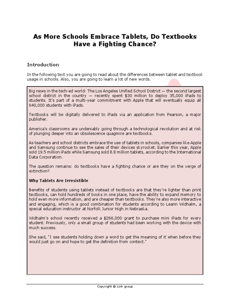 Tekst 2 PDF | PDF | Textbook | I Pad