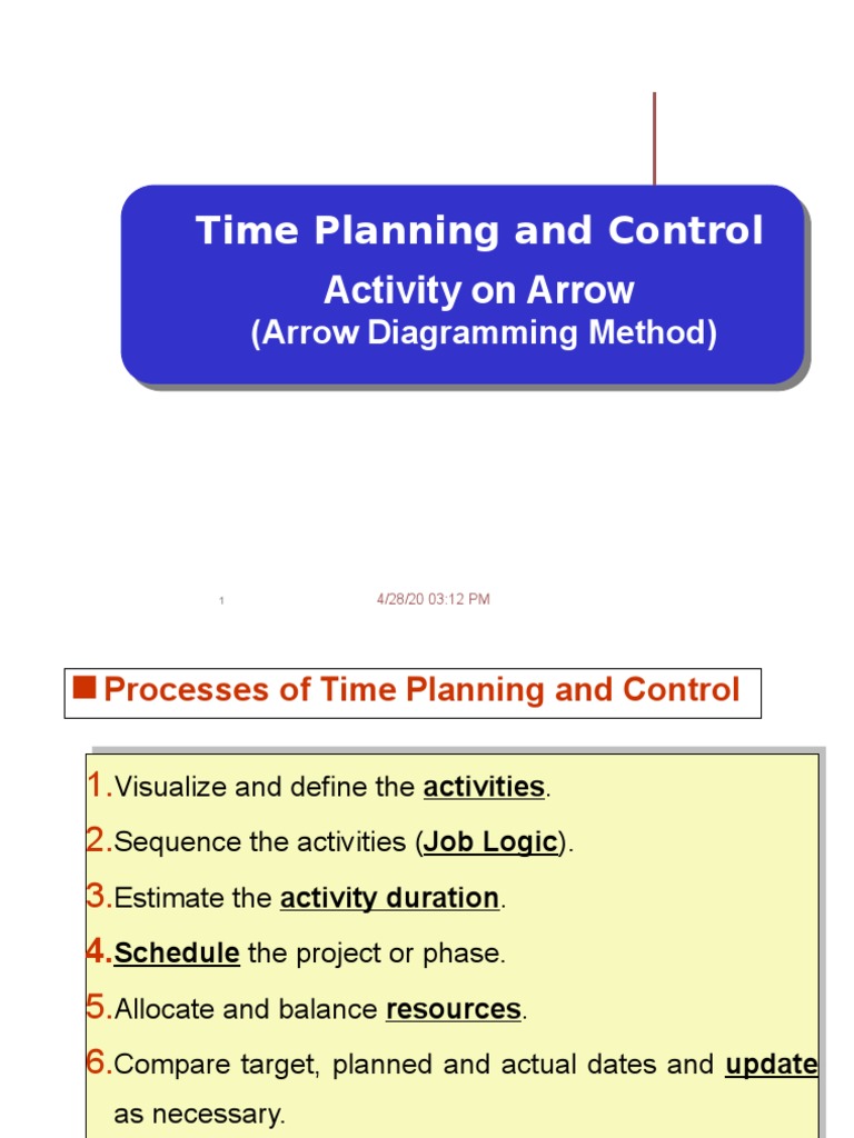 Topic - 4-Activity On Arrow | PDF | Applied Mathematics | Computing
