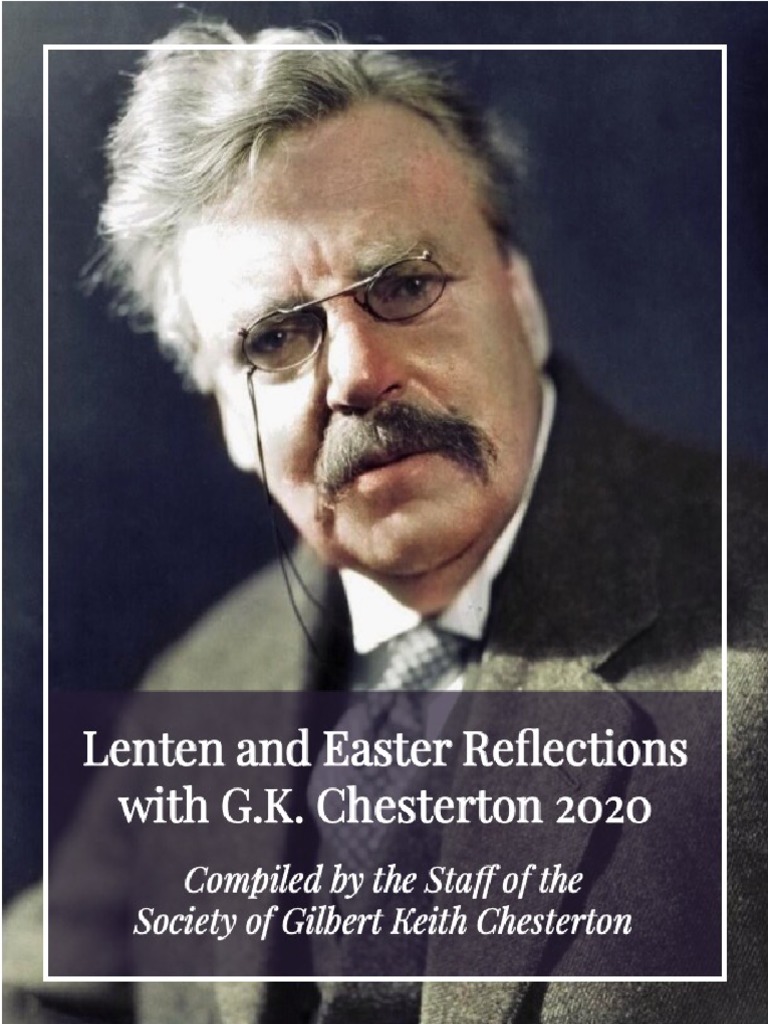 2020 Lenten Reflections With GKC - EBOOK | PDF | G. K. Chesterton | Prayer