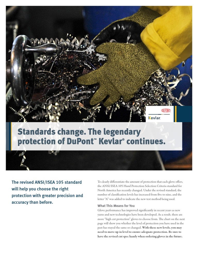 Standards Change. The Legendary Protection of Dupont Kevlar Continues ...
