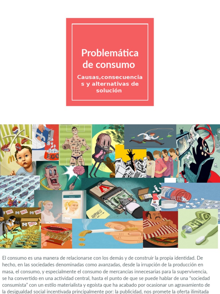 Problemática de Consumo | PDF | Consumo (economía) | Consumismo