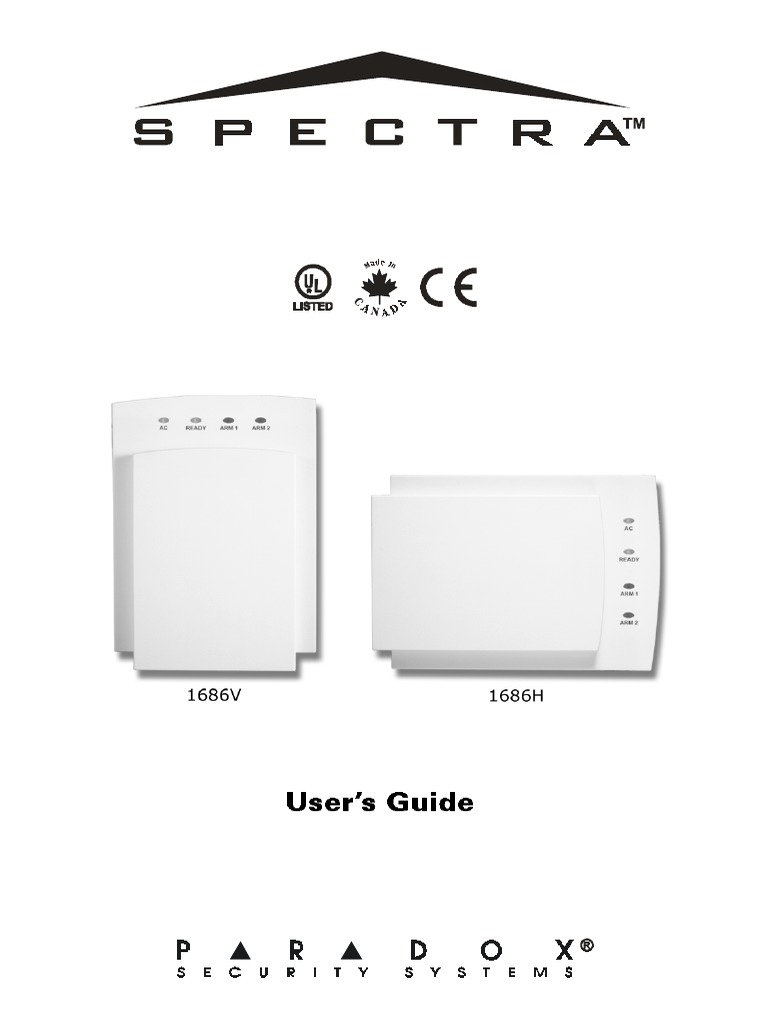 Spectra 1728 User Manual | PDF | Security Alarm | Implied Warranty