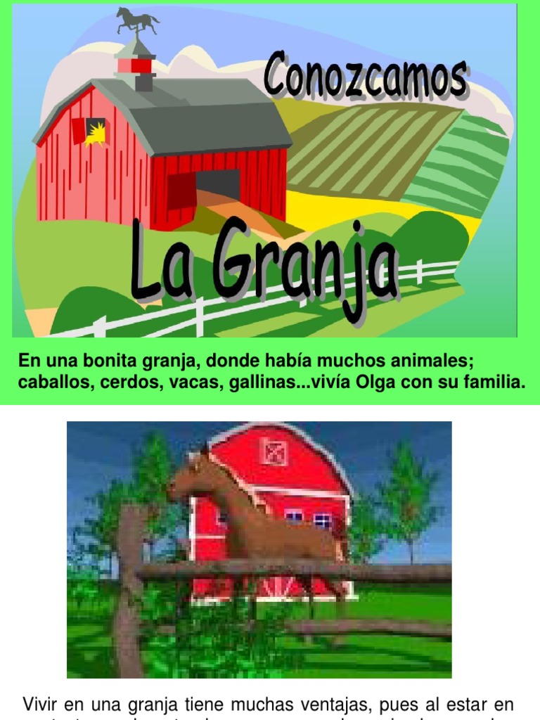 Cuento Conozcamos La Granja | PDF | Cocina, comidas y vino | Hogar ...
