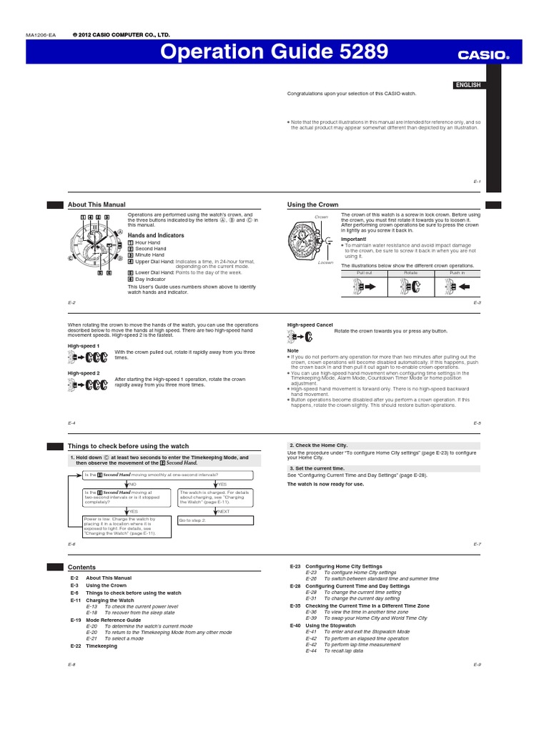 Casio PDF | PDF
