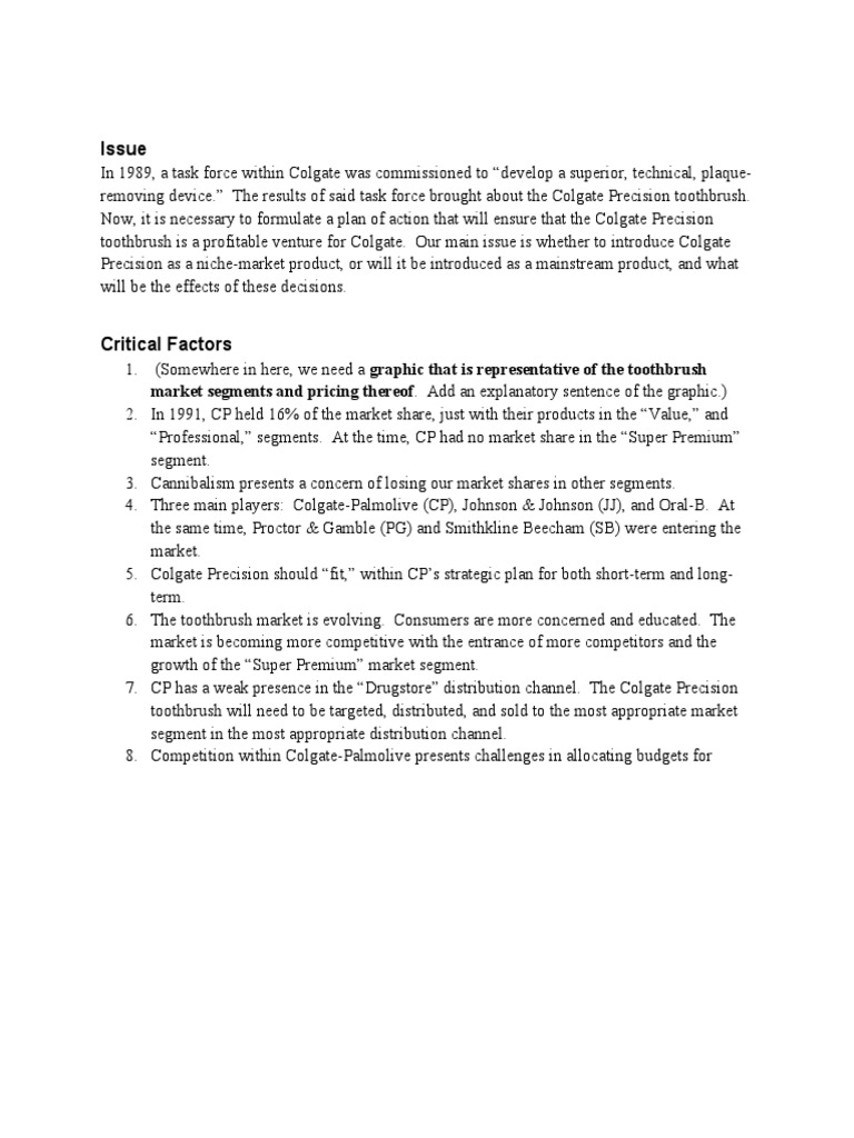 Colgate Case | PDF | Career & Growth | Finance & Money Management