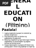 50 Halimbawa NG Salitang Kolokyal | PDF