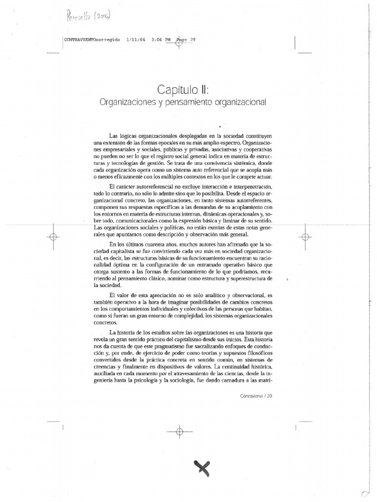 Petriella Capitulo II Organizaciones y Pensamiento Organizacional | PDF