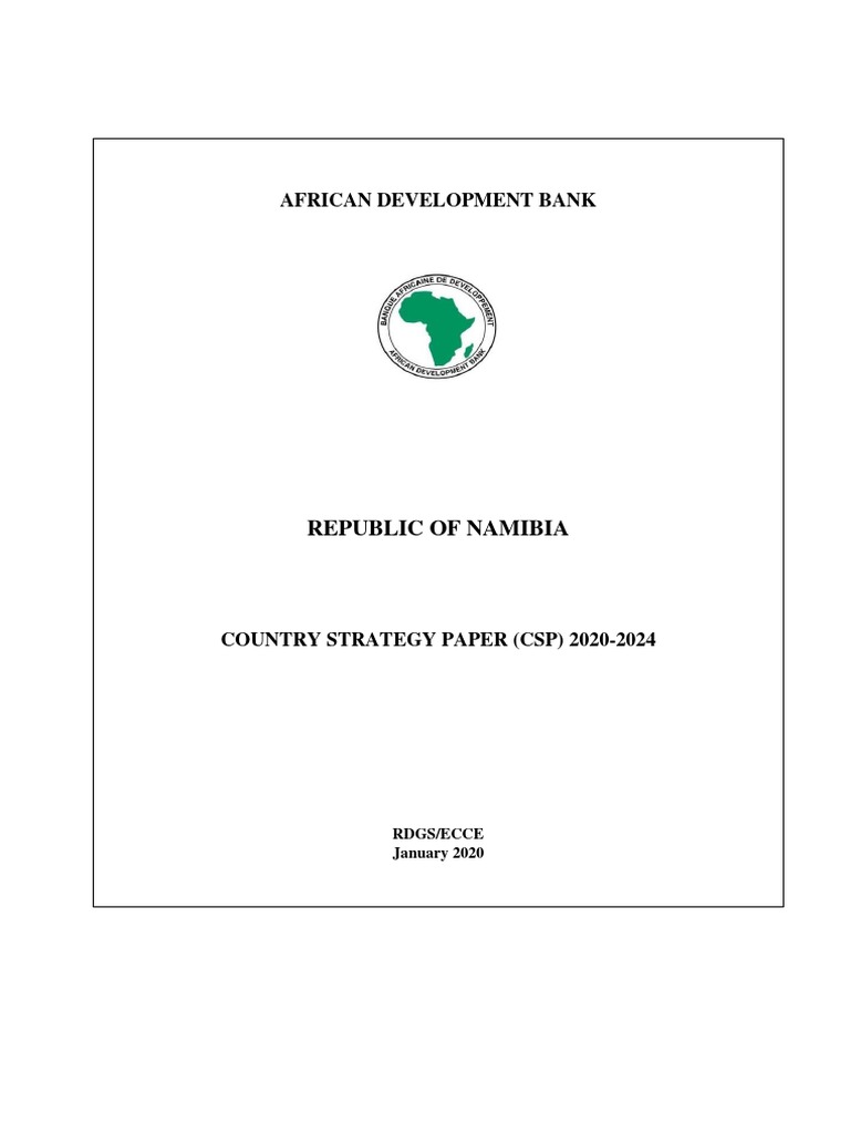 Namibia - Country Strategy Paper 2020-2024 | PDF | Fiscal Policy ...