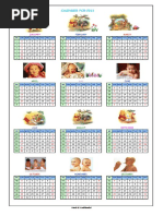 100-Year Perpetual Calendar Guide | PDF