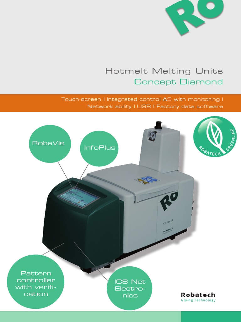 Hotmelt Melting Units Concept Diamond | PDF | Touchscreen | Adhesive