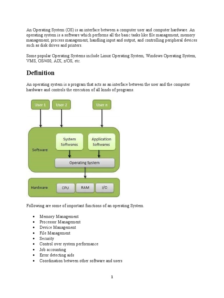 An Operating System | PDF | Thread (Computing) | Operating System