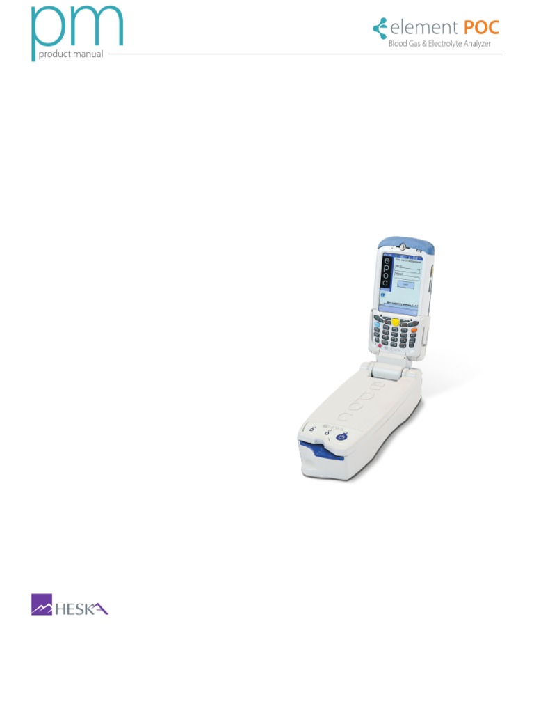 17MD0807 Heska Epoc Product Manual PR PDF | PDF | Nature | Computing ...