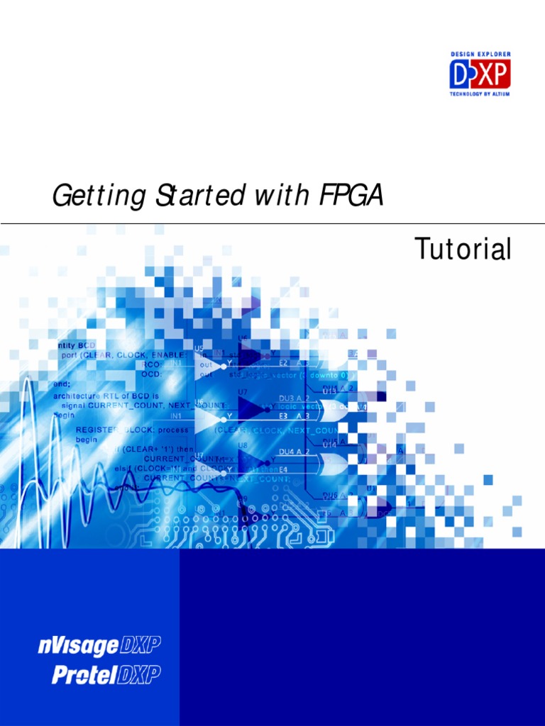 Getting Started With Fpga Tutorial Pdf Field Programmable Gate Array Parameter Computer