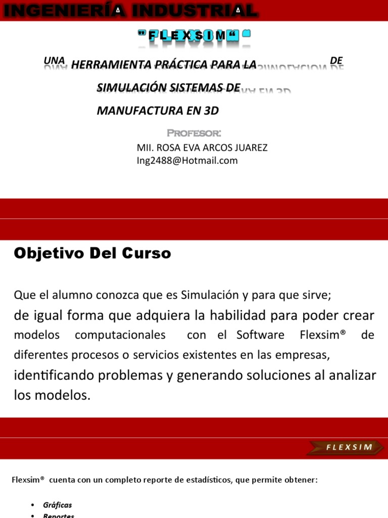Curso Flexsim | PDF | Simulación | Ventana (informática)
