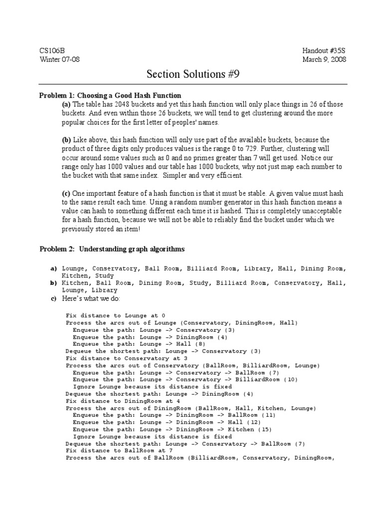Section Solutions #9 | PDF | Mathematical Logic | Theoretical Computer Science