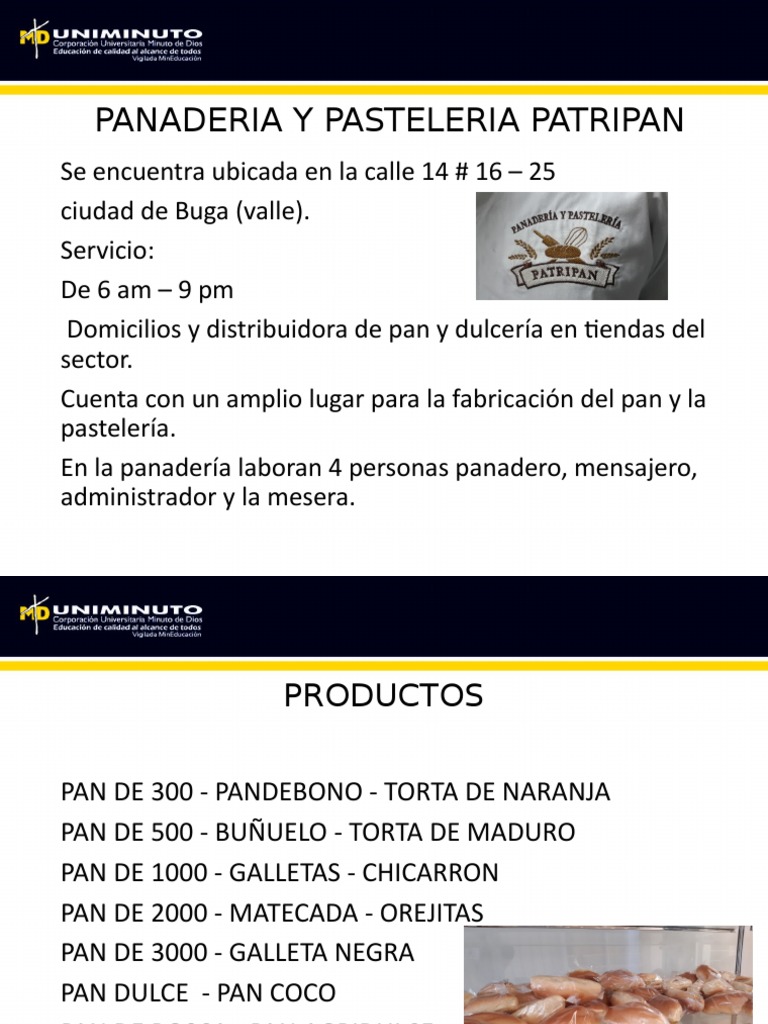 Inventario Panaderia y Pasteleria Patripan (Terminado) | PDF ...