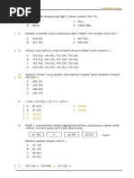 Soalan Matematik Darjah 5 | PDF