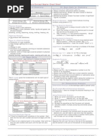 Chemistry Cheat Sheet | PDF | Periodic Table | Chemical Substances