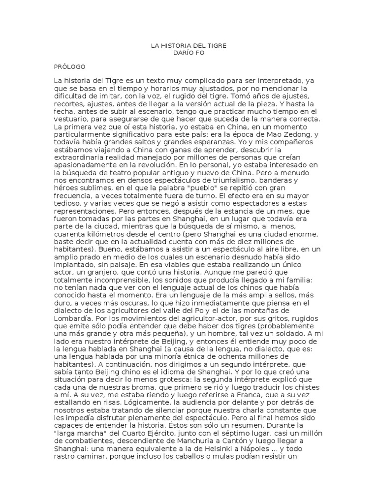 La Historia Del Tigre Descargar Gratis Pdf Tigre China