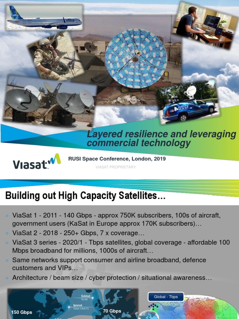Layered Resilience and Leveraging Commercial Technology: RUSI Space ...