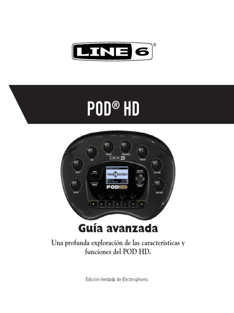 POD HD Advanced Guide v2.0 - Spanish (Rev A) PDF | PDF | Micrófono ...