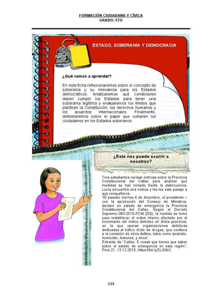 014 Temas de DPCC para 5to de Secundaria | PDF | Constitución | Democracia