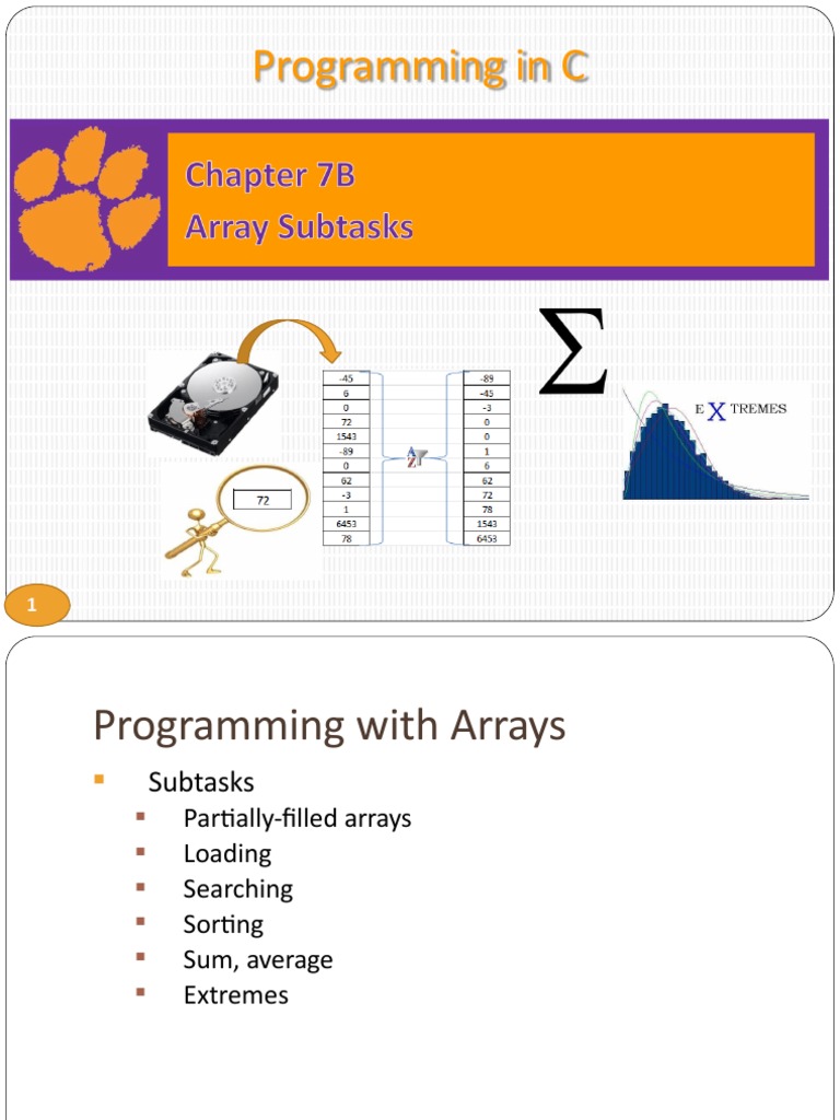 L17-18 - Array Subtask | PDF | Array Data Structure | Algorithms