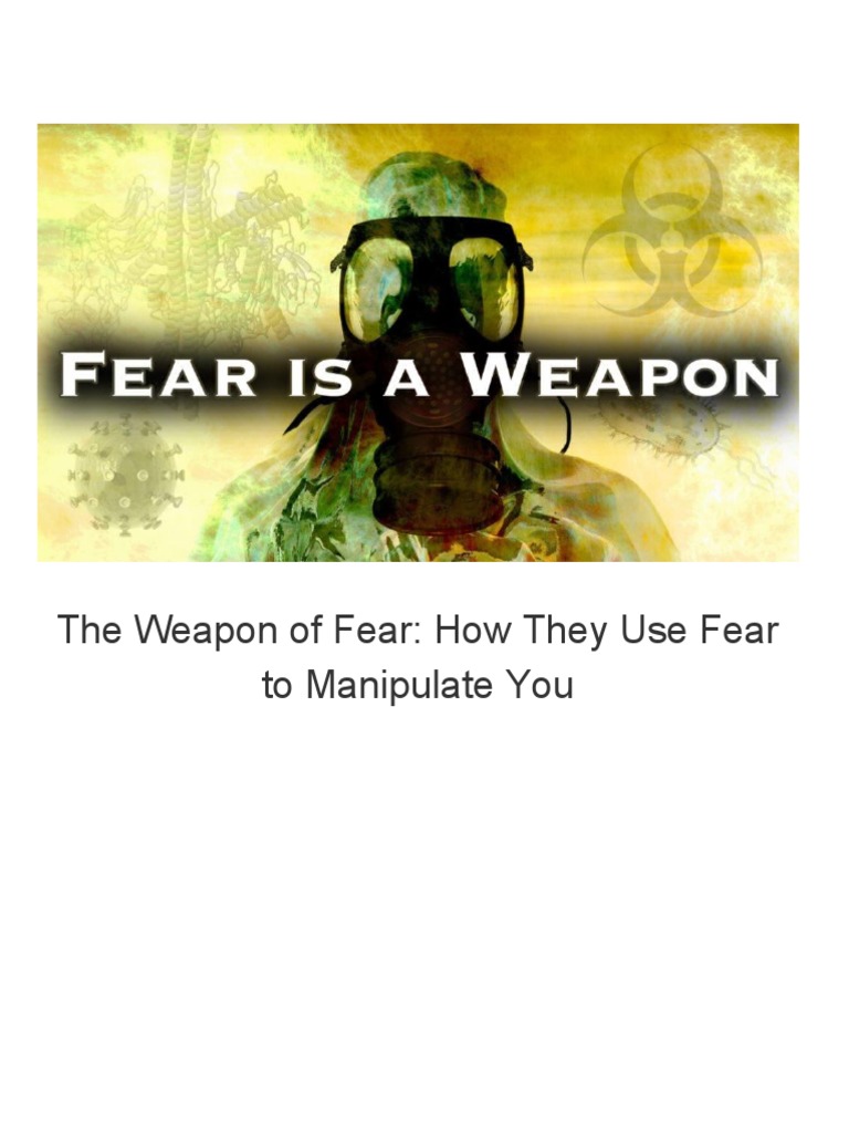 The Weapon of Fear: How They Use Fear To Manipulate You | PDF | Jews ...