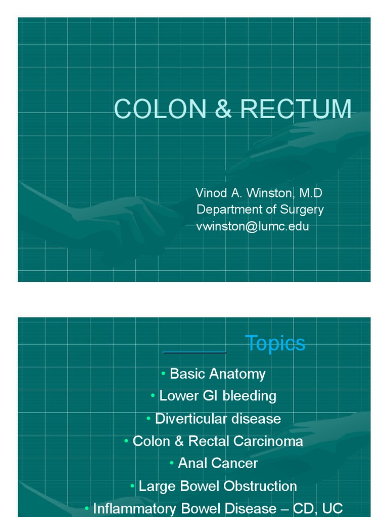 An Overview of Lower Gastrointestinal Bleeding: Etiologies ...